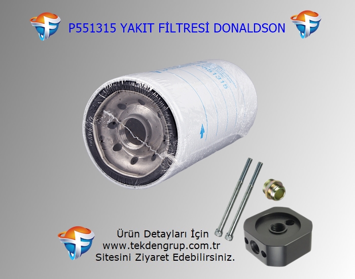 P551315 YAKIT FİLTRESİ DONALDSON P550774 FUEL FİLTER 332095607 BOMAG ...
