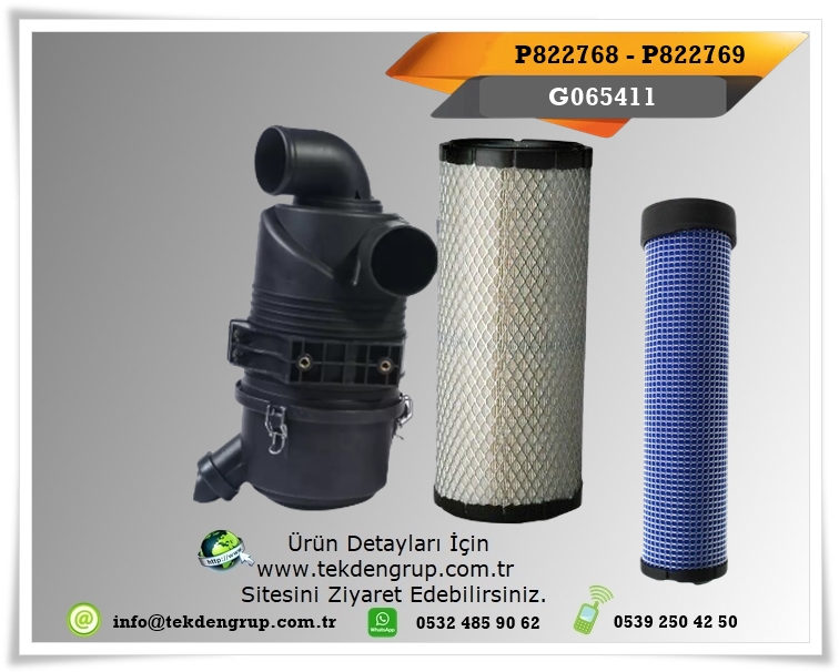 P822768-P822769 HAVA FİLTRESİ DONALDSON - TEKDEN GRUP