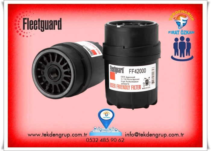 FF42000 YAKIT FİLTRESİ 4990879 CASE E156171 - TEKDEN GRUP